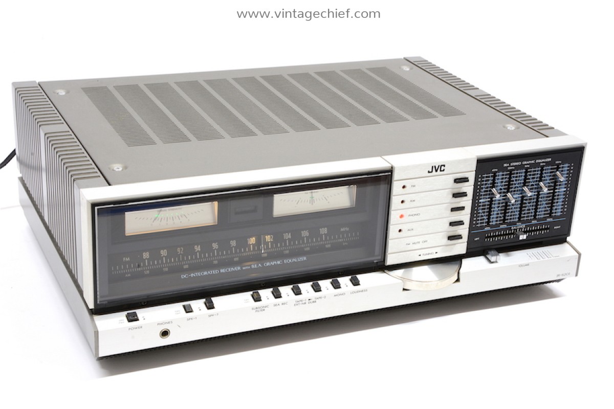 Big Vintage JVC JR-S201 FM / AM Stereo Receiver | 50 CM Width |Phono ...