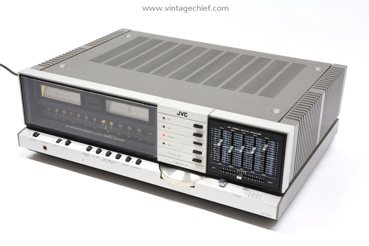 Big Vintage JVC JR-S201 FM / AM Stereo Receiver | 50 CM Width |Phono ...