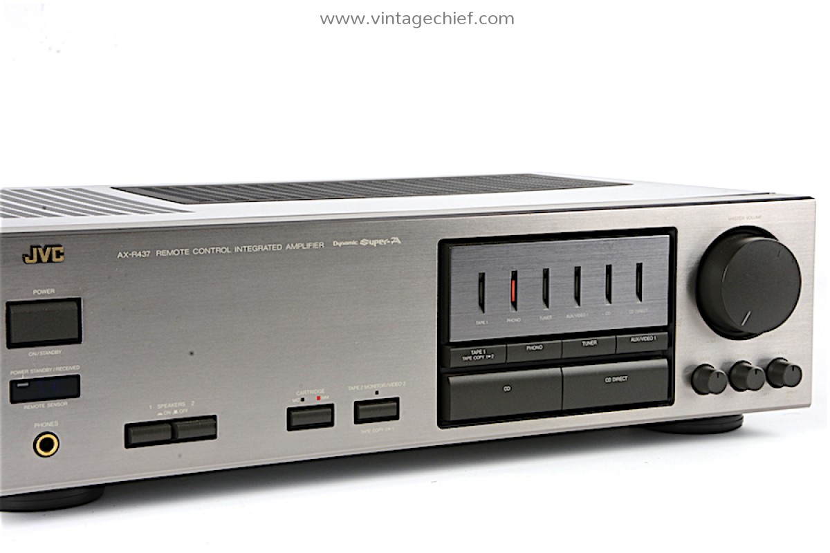 JVC AX-R437 Amplifier | 2 x 65 Watt |Phono MM MC | Titanium | Stereo