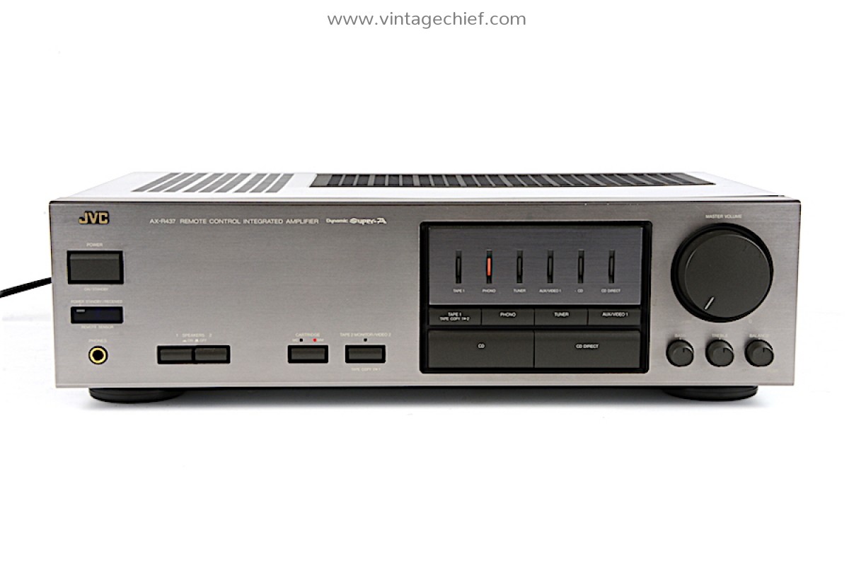 JVC AX-R437 Amplifier | 2 x 65 Watt |Phono MM MC | Titanium | Stereo