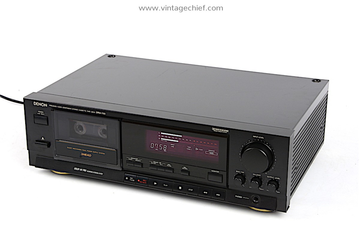 Denon DRM-700 Cassette Deck | 3 Head | Tape Deck