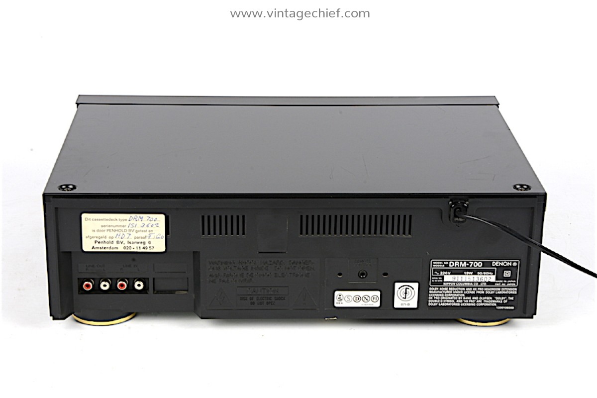 Denon DRM-700 Cassette Deck | 3 Head | Tape Deck