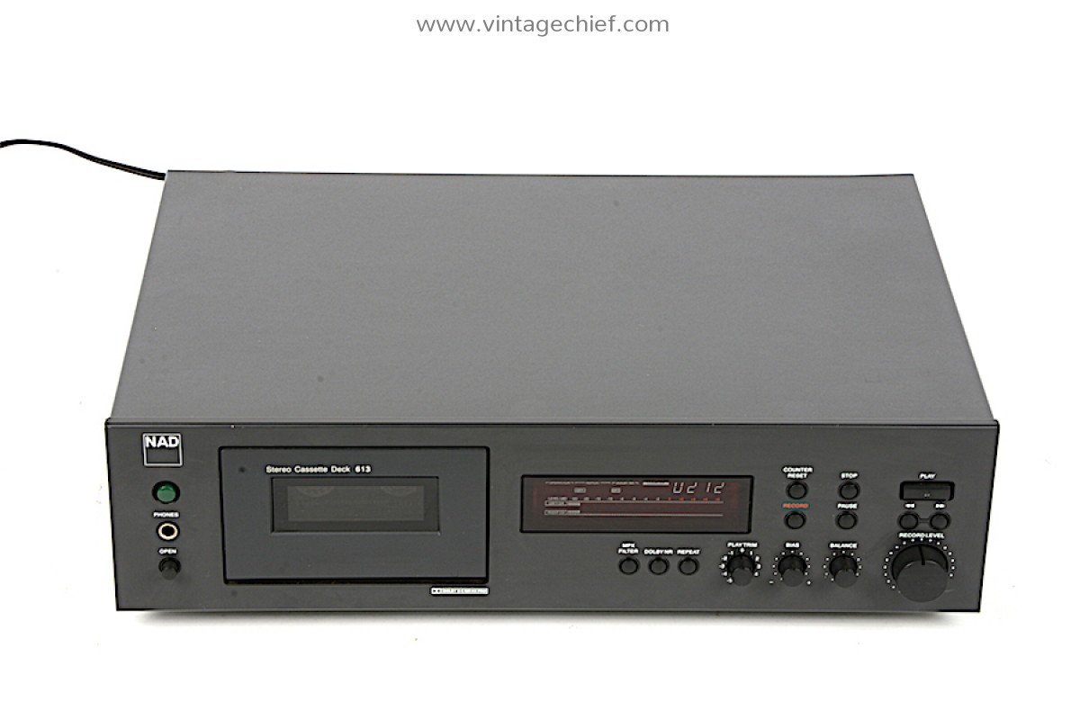 NAD 613 Cassette Deck + Original Manual | NAD 613 Tape Deck