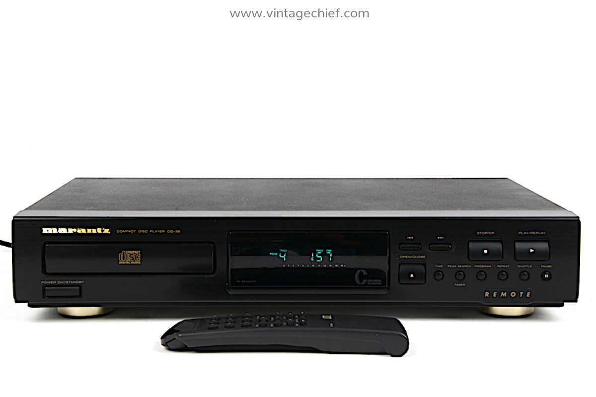 Marantz CD-38 CD Player + Remote Control | Philips CDM-12.1 CD Mechanism | Cdplayer | Audio | HiFi