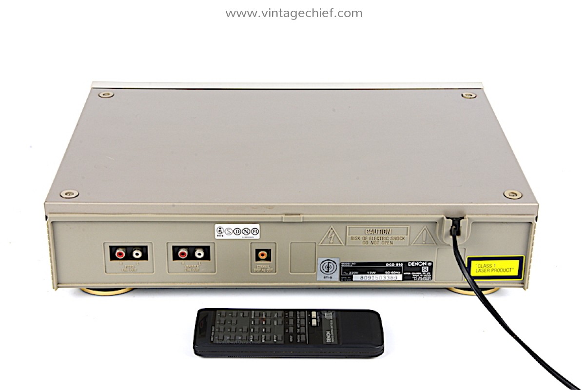 Denon DCD-910 CD player + Remote Control | Champagne | Cdplayer