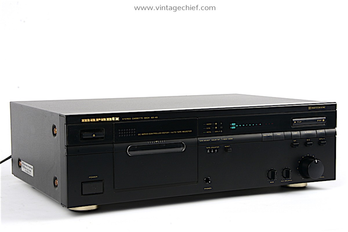 Marantz SD-40 Cassette Deck | Tape Deck | Dolby B and C Noise Reduction