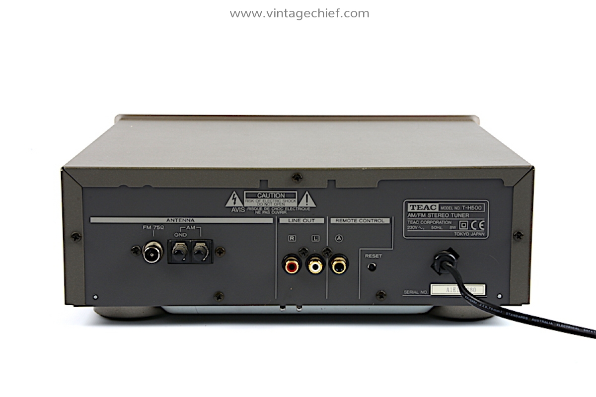 TEAC T-H500 FM AM RDS Tuner + Manual | TEAC Reference 500 Series ...