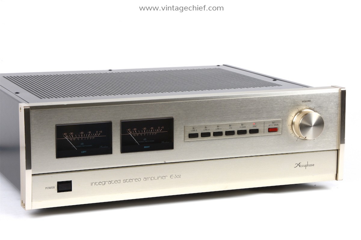 High End Accuphase E-302 Amplifier | 2 x 120 Watt | Phono MM MC | VU ...