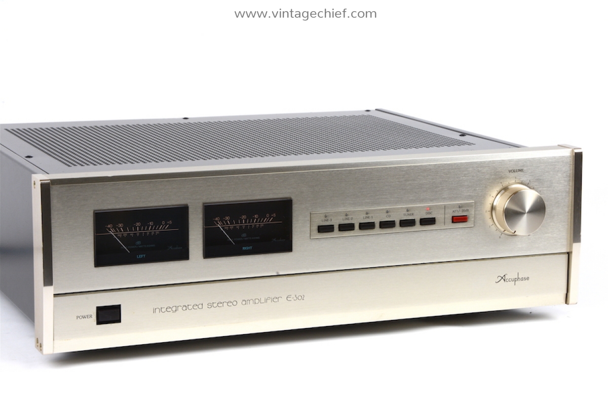 High End Accuphase E-302 Amplifier | 2 x 120 Watt | Phono MM MC | VU ...