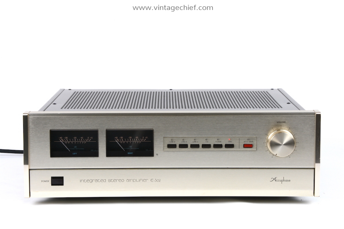 High End Accuphase E-302 Amplifier | 2 x 120 Watt | Phono MM MC | VU ...