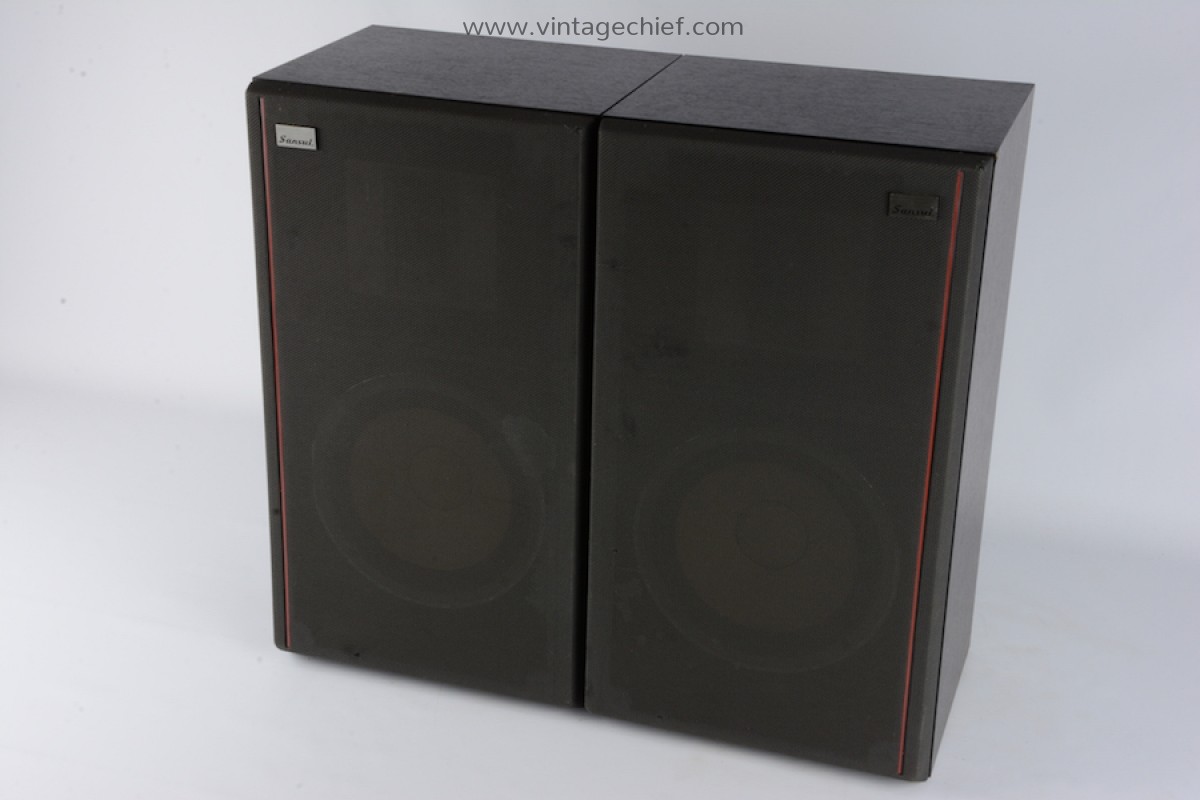 Sansui S-410 Speakers + Speakers Grills | Vintage | Loudspeakers
