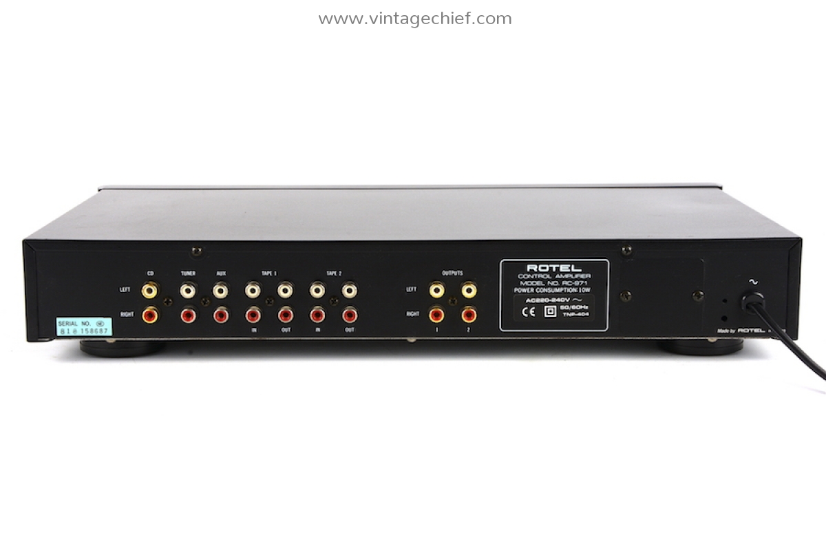 Audiophile Rotel RC-971 Preamplifier | 5 Line Inputs | Tone Control ...