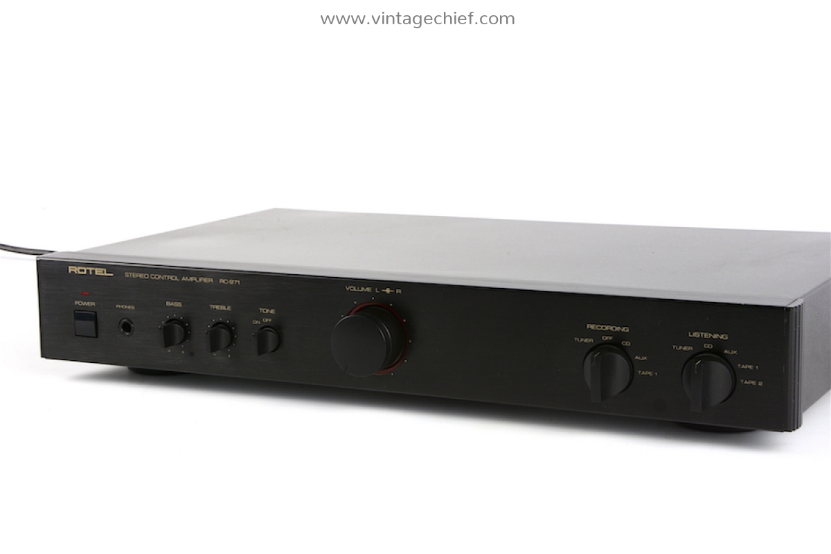 Audiophile Rotel RC-971 Preamplifier | 5 Line Inputs | Tone Control ...