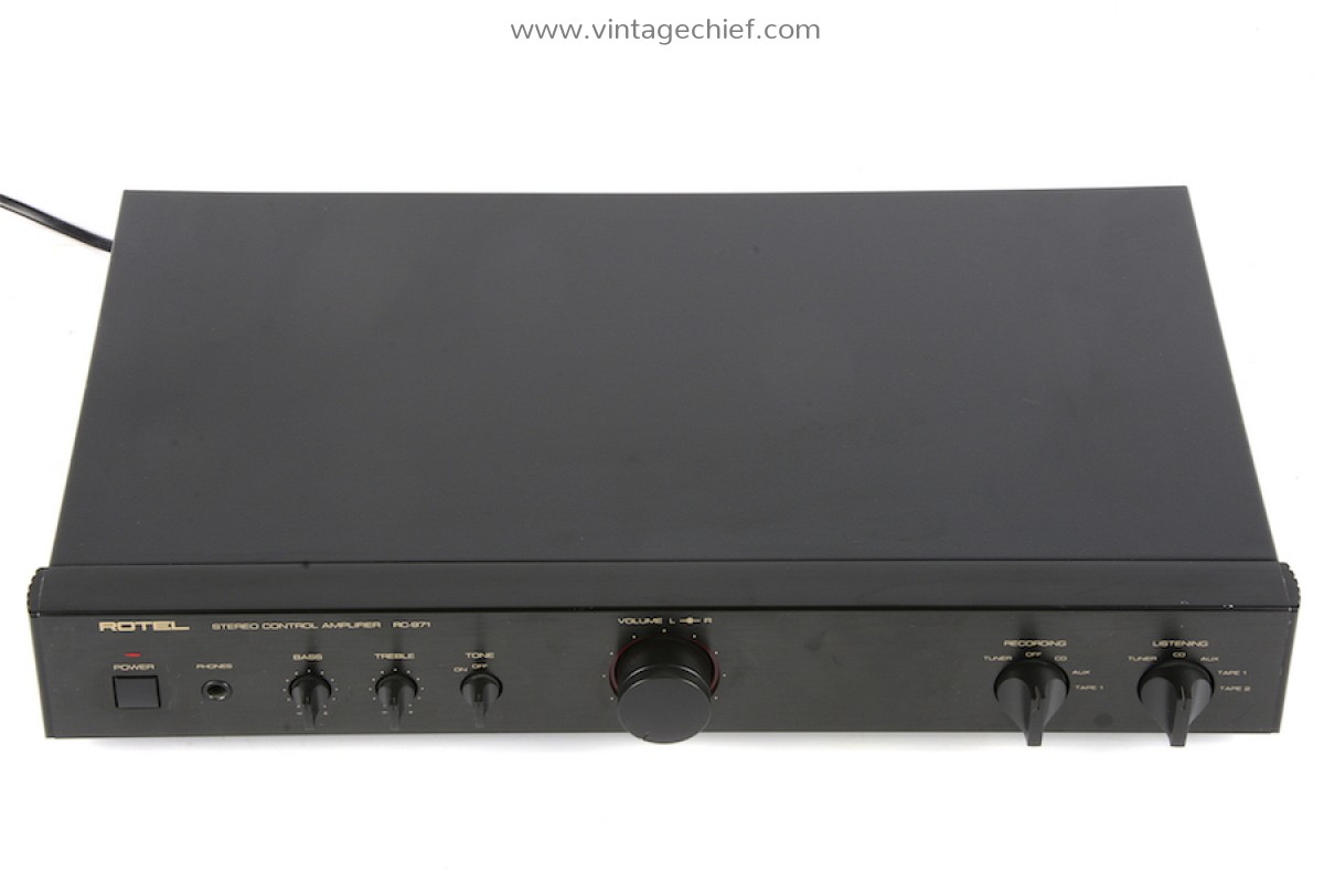 Audiophile Rotel RC-971 Preamplifier | 5 Line Inputs | Tone Control ...