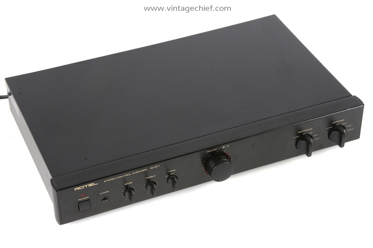 Audiophile Rotel RC-971 Preamplifier | 5 Line Inputs | Tone Control ...