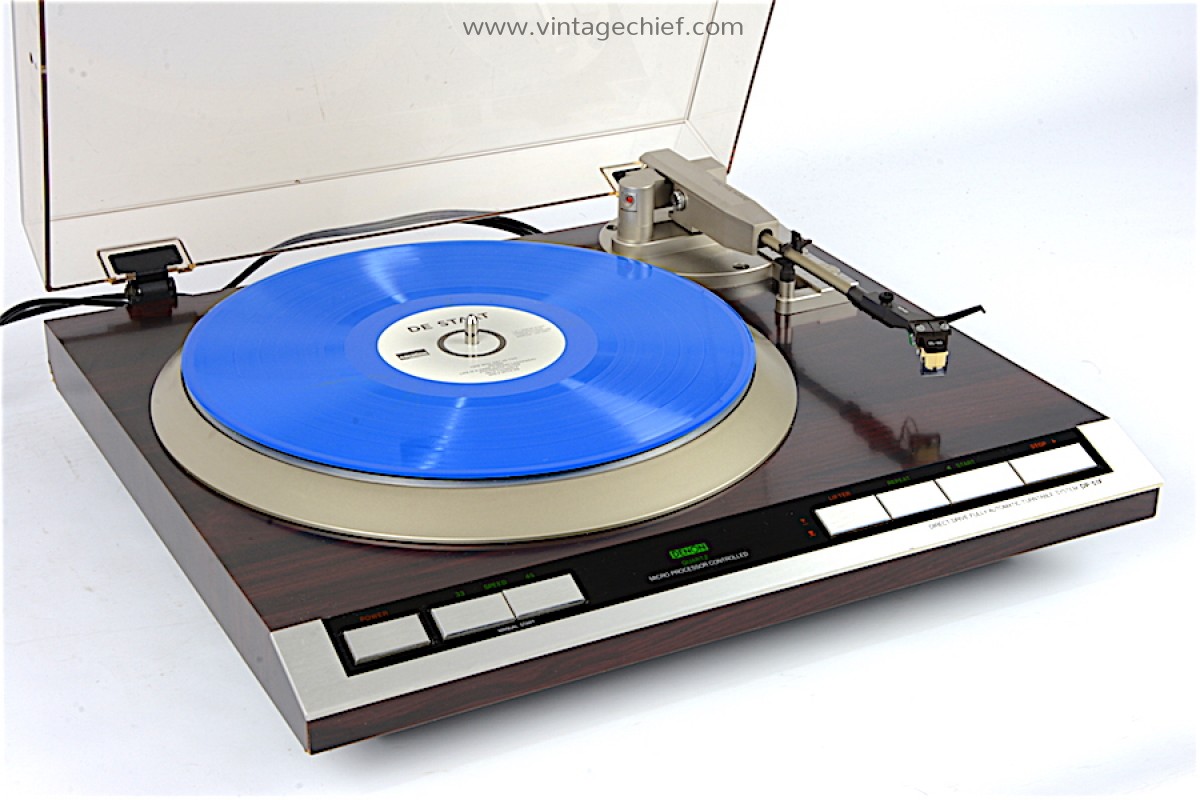 High End Denon DP-51F Direct Drive Turntable + Denon DL-60 + Dust Cover