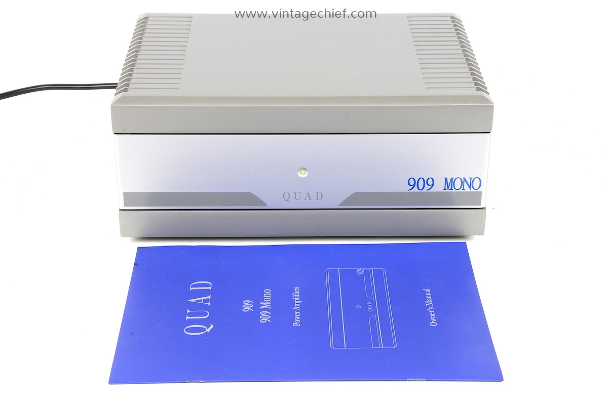 High End Quad 909 Mono Power Amplifier + Box + Manual | 300 Watt