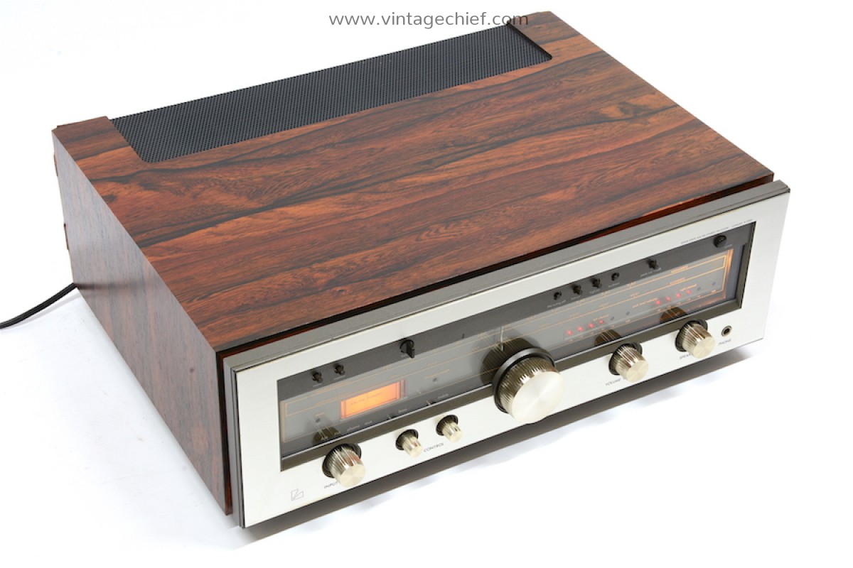 Vintage Luxman R-1040 FM AM Stereo Receiver | Wooden Case | Phono