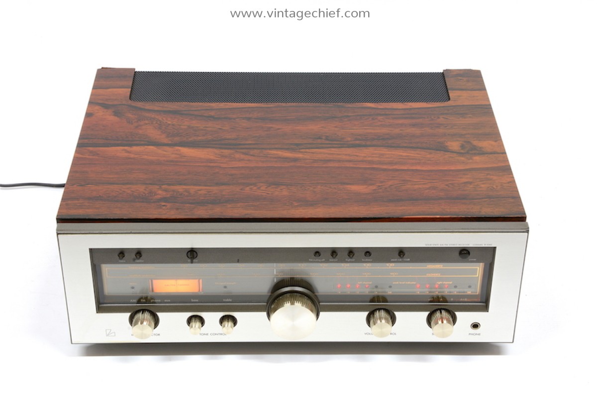 Vintage Luxman R-1040 FM AM Stereo Receiver | Wooden Case | Phono