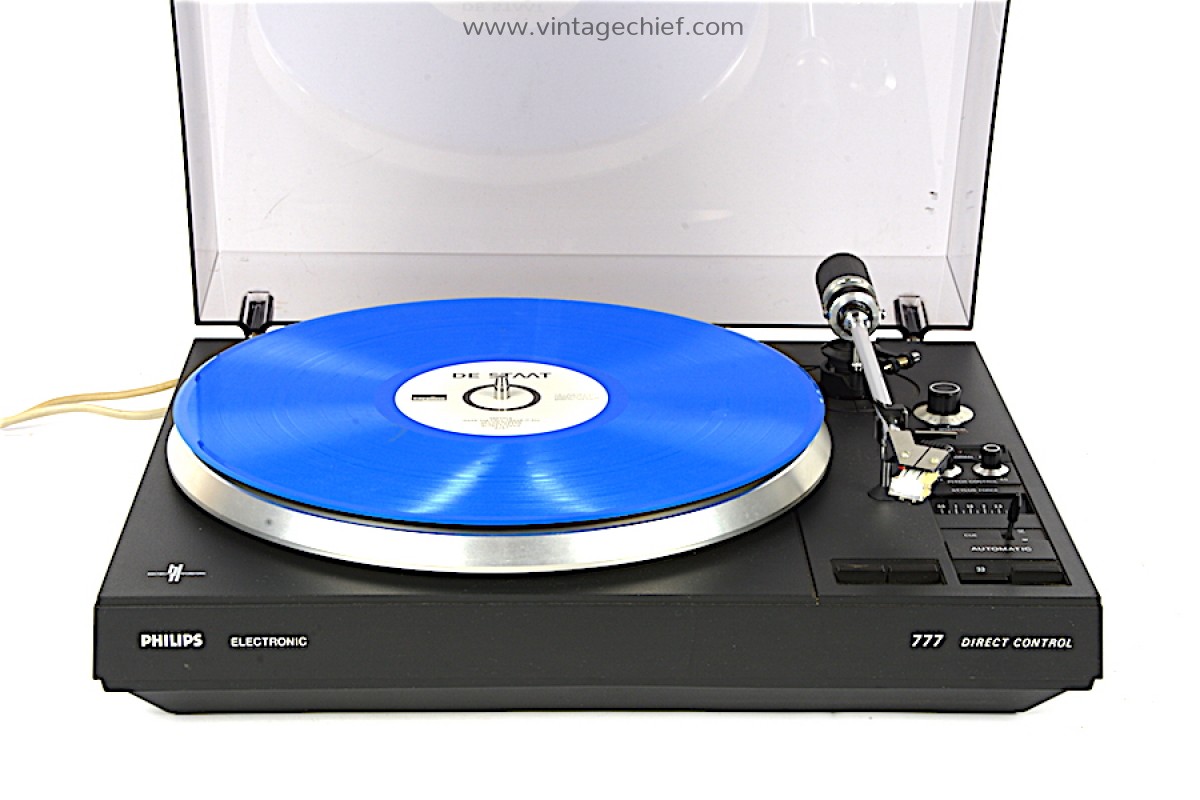 Philips AF 777 Turntable + Dust Cover + Cartridge with Stylus | Audio ...