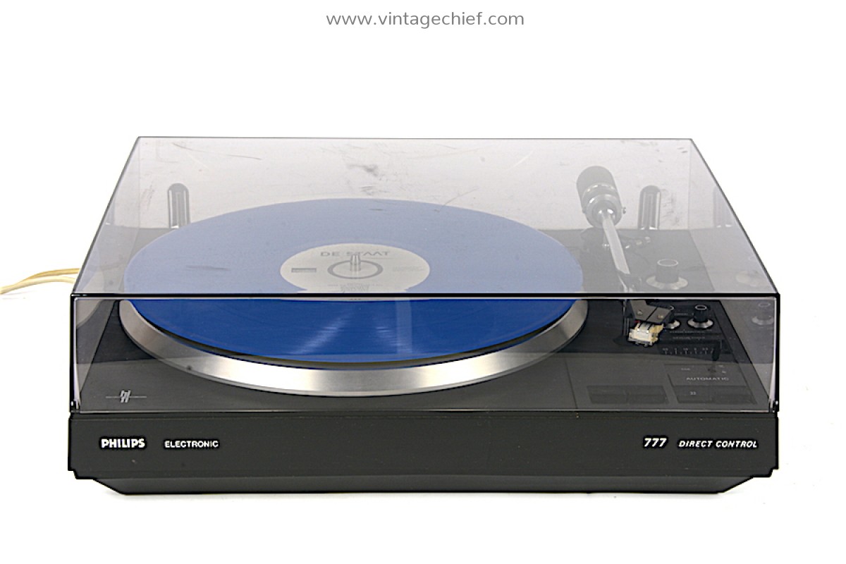 Philips AF 777 Turntable + Dust Cover + Cartridge with Stylus | Audio ...