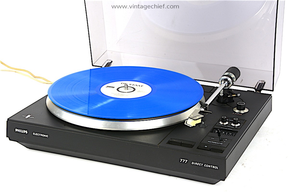 Philips AF 777 Turntable + Dust Cover + Cartridge with Stylus | Audio ...