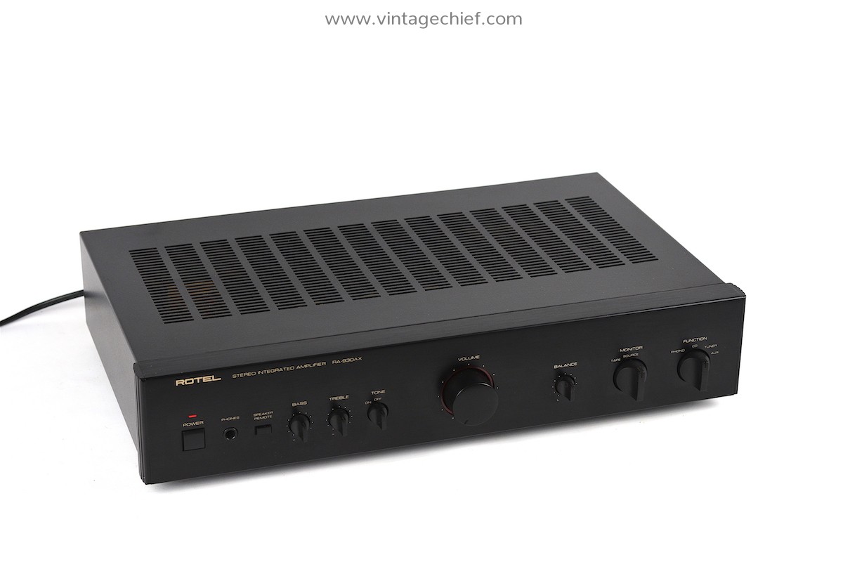 Rotel RA-930AX Integrated Stereo Amplifier | Serviced | Phono | Audio ...