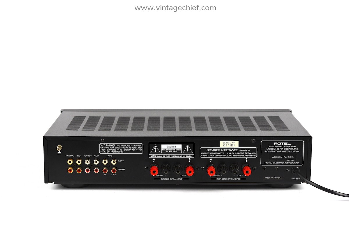 Rotel RA-930AX Integrated Stereo Amplifier | Serviced | Phono | Audio ...