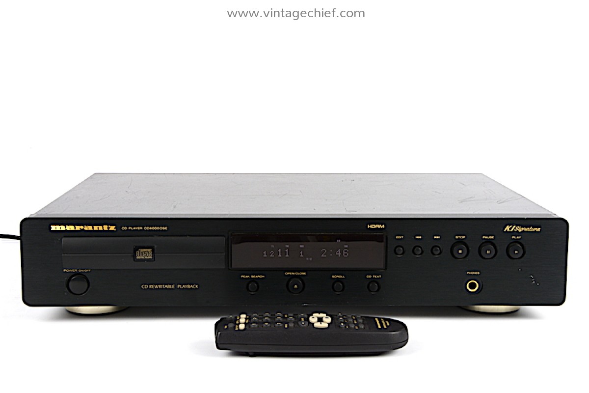 Marantz CD6000 OSE KI-Signature CD Player + Marantz RC6000CD Remote Control