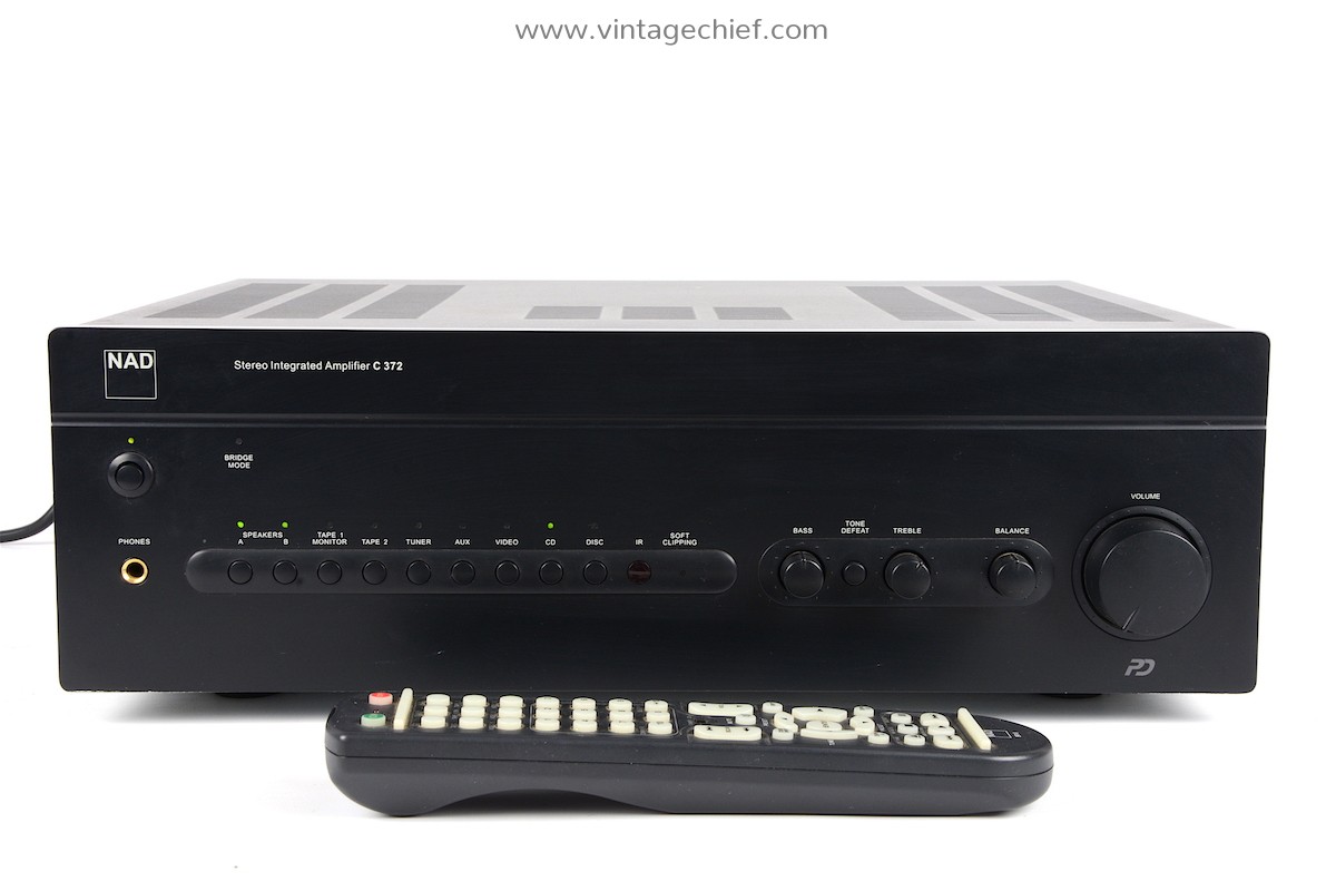 High End NAD C372 Amplifier + Remote Control | 2 x 150 Watt