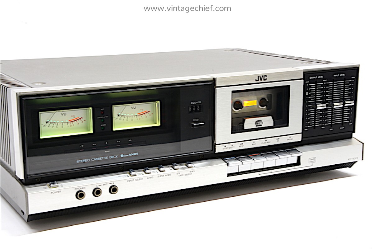 JVC KD-S201 Cassette Deck | JVC KD-S201 Tape Deck | Vintage | VU Meters