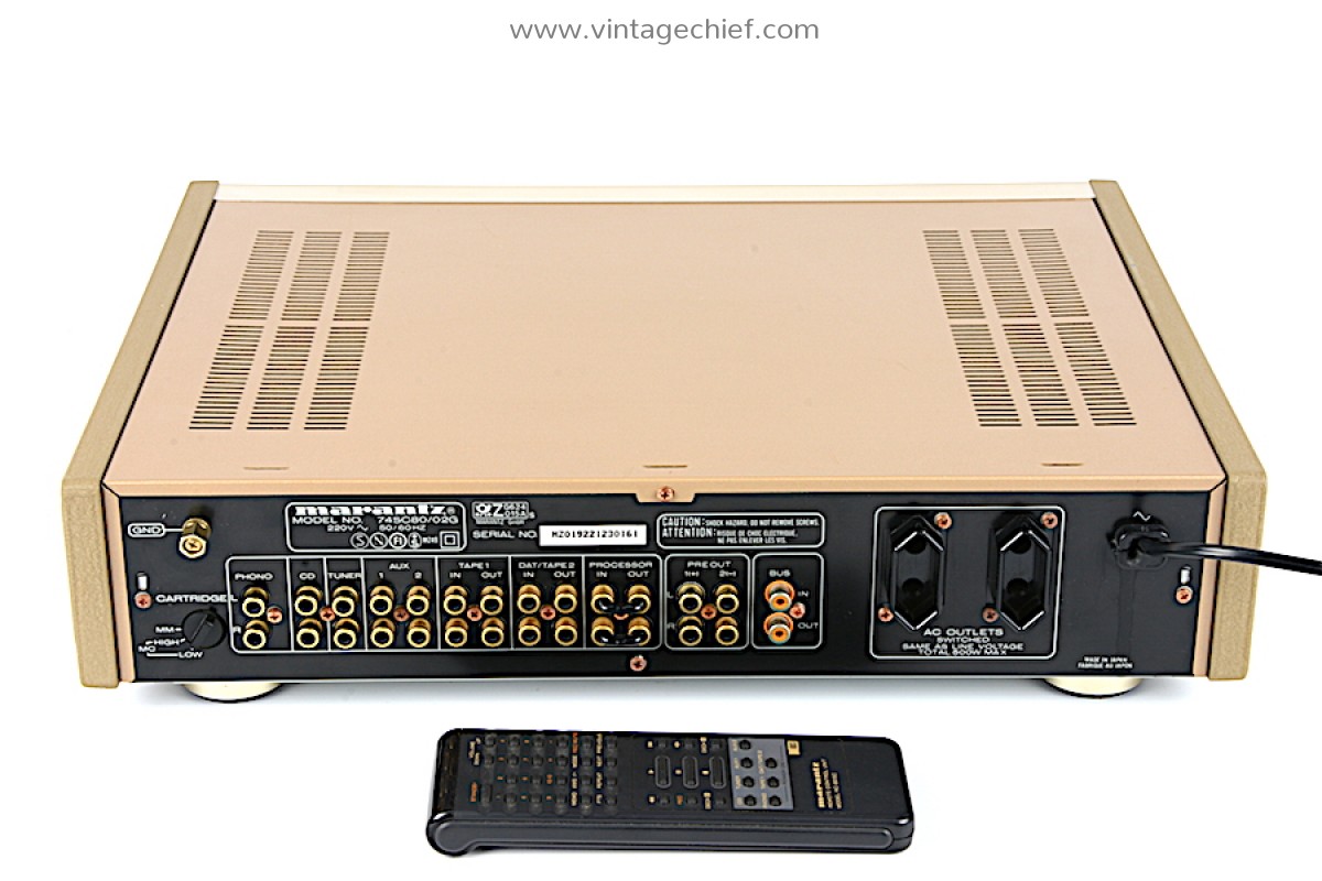 Marantz SC-80 Preamplifier + Remote Control | Phono MM MC | ZAMAC Side ...
