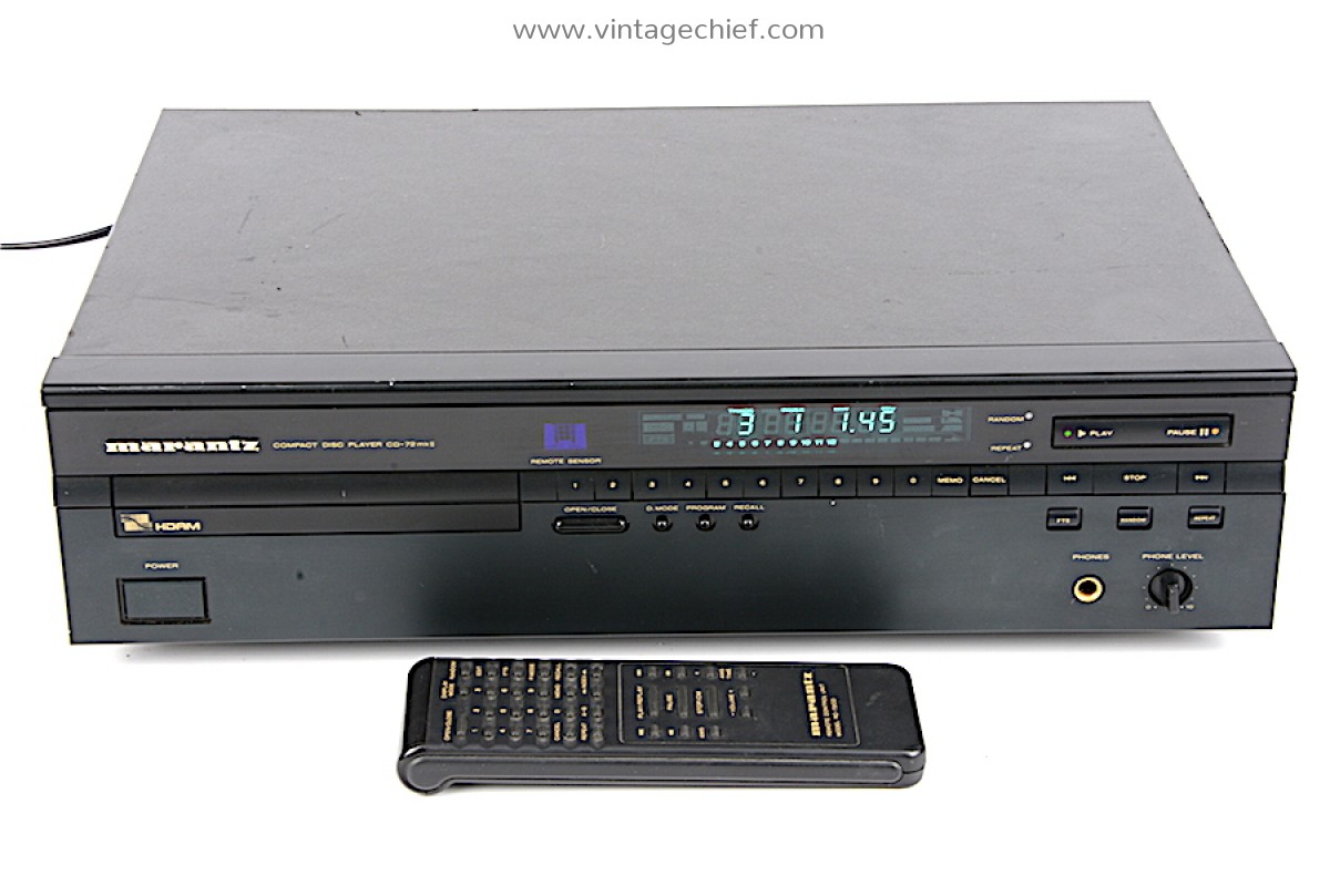 Marantz CD-72 MKII CD Player + Marantz RC-72CD Remote Control | Philips ...