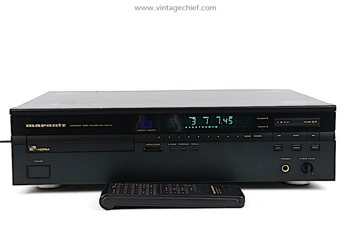Marantz CD-72 MKII CD Player + Marantz RC-72CD Remote Control | Philips ...