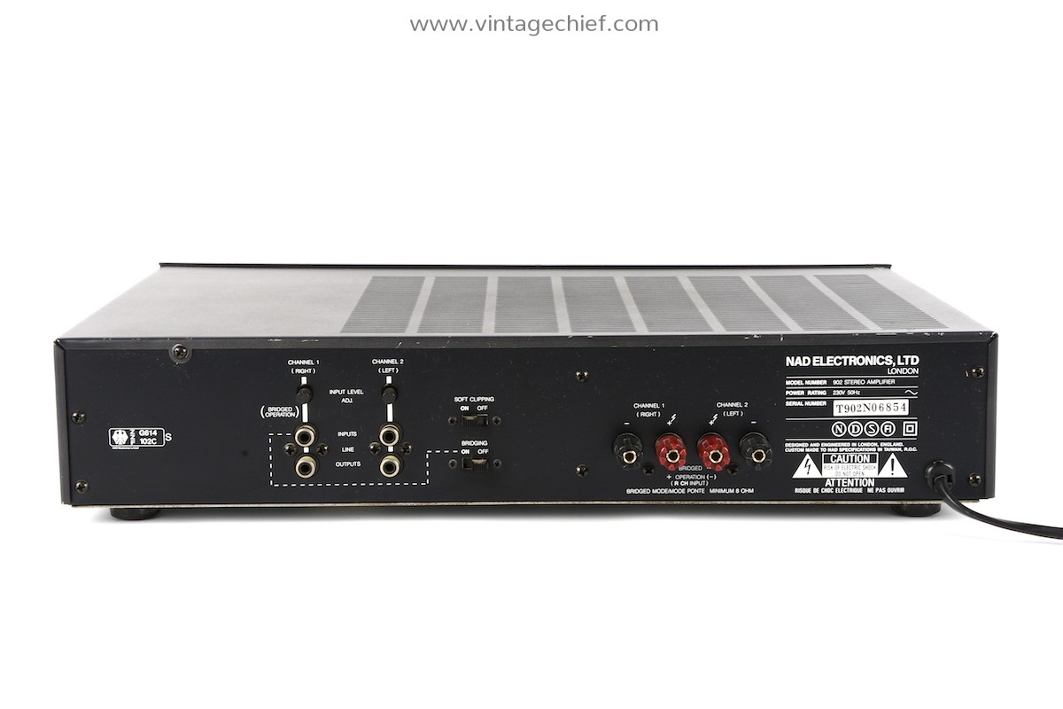 NAD 902 Power Amplifier | Stereo | Vintage