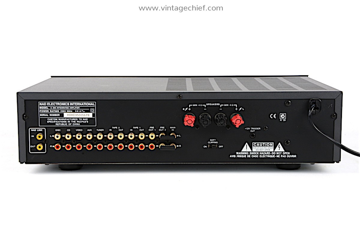 Audiophile NAD C350 Amplifier | 2 x 60 Watt | Stereo | Pre Out | Main In