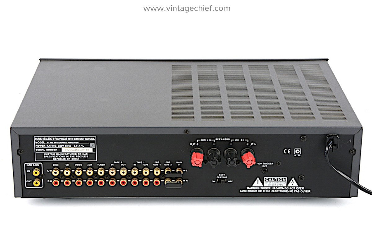 Audiophile NAD C350 Amplifier | 2 x 60 Watt | Stereo | Pre Out | Main In