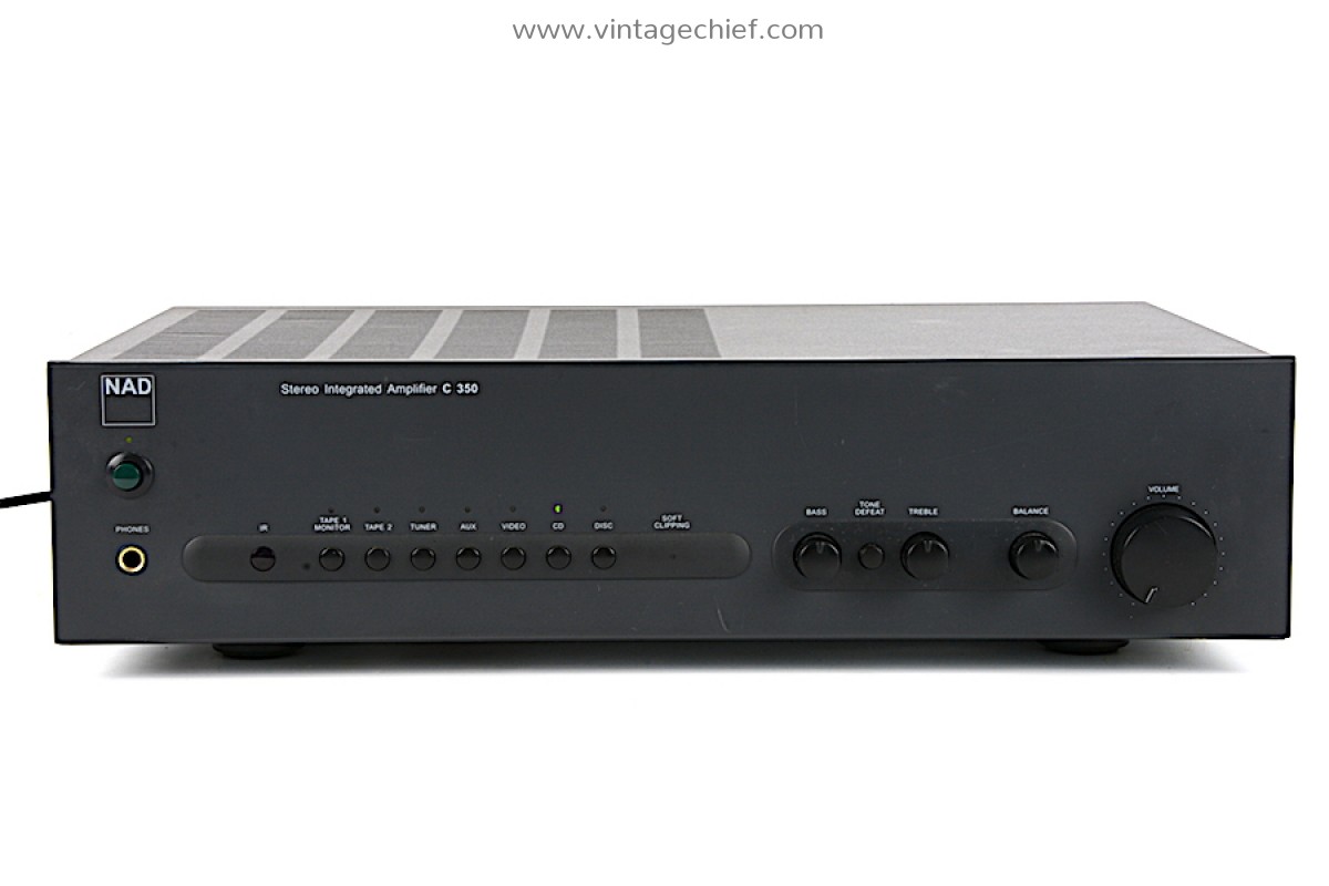 Audiophile NAD C350 Amplifier | 2 x 60 Watt | Stereo | Pre Out | Main In