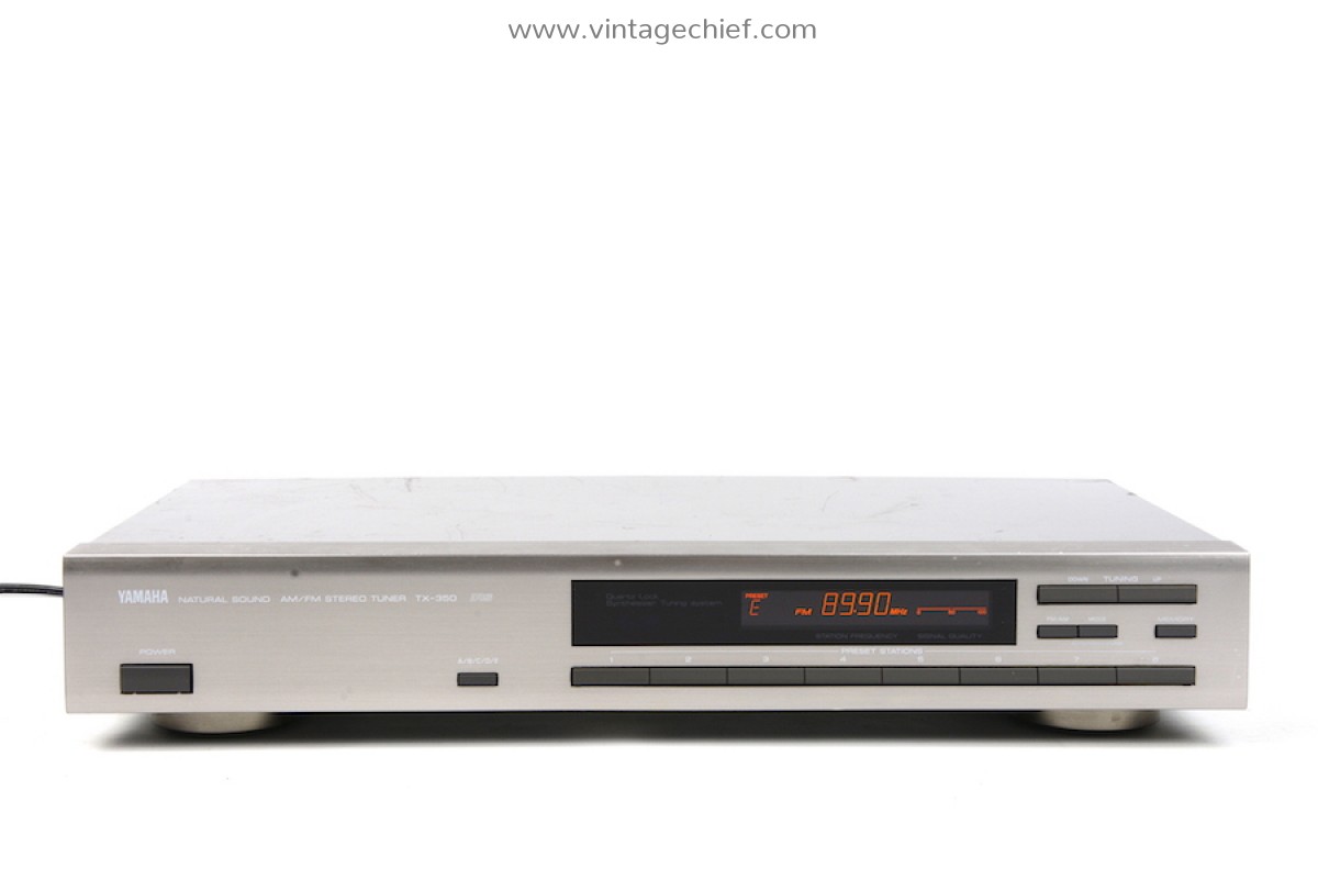 Yamaha TX-350 FM AM Tuner | Titanium | Radio | Stereo