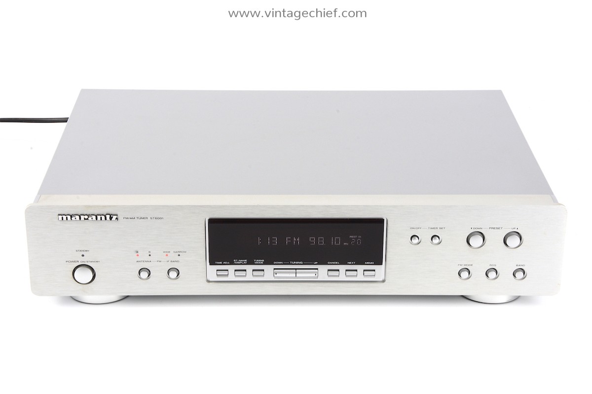 Marantz ST6001 FM / AM Tuner | Silver | RDS | 60 Presets