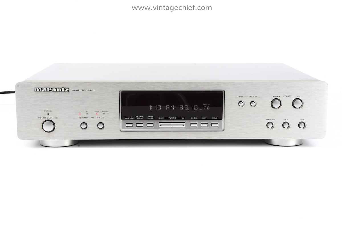 Marantz ST6001 FM / AM Tuner | Silver | RDS | 60 Presets