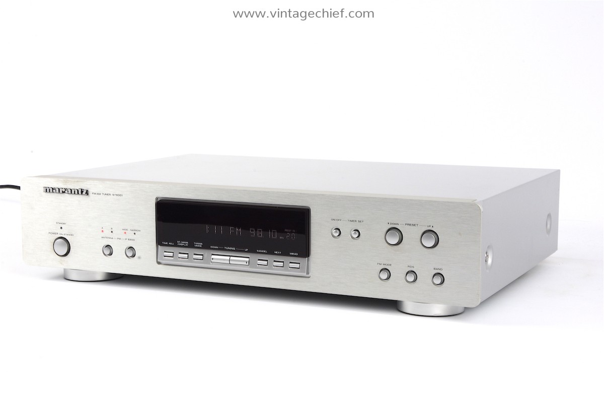 Marantz ST6001 FM / AM Tuner | Silver | RDS | 60 Presets