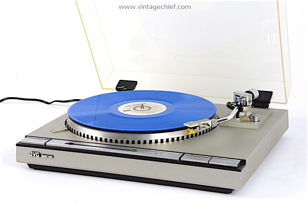 JVC QL-A5 Direct Drive Turntable + Akai RS-90 + Dust Cover | Vintage