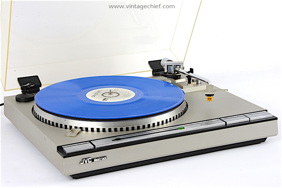 JVC QL-A5 Direct Drive Turntable + Akai RS-90 + Dust Cover | Vintage