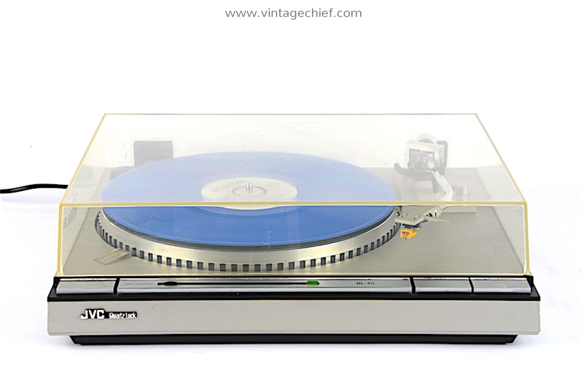 JVC QL-A5 Direct Drive Turntable + Akai RS-90 + Dust Cover | Vintage