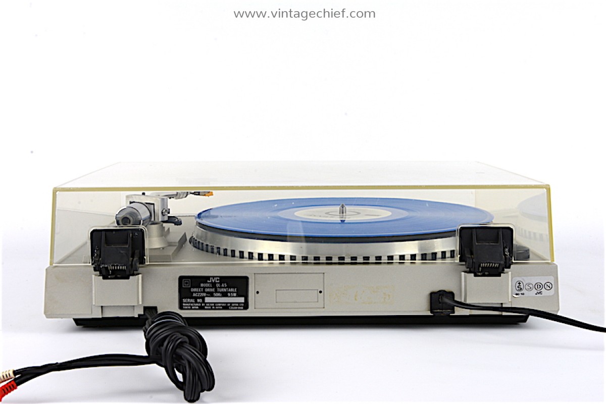 JVC QL-A5 Direct Drive Turntable + Akai RS-90 + Dust Cover | Vintage