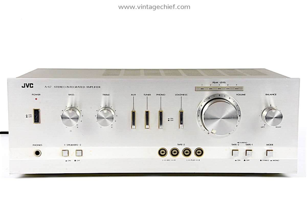 JVC A-S7 Amplifier | 2 x 50 Watt | Vintage | Phono | Stereo