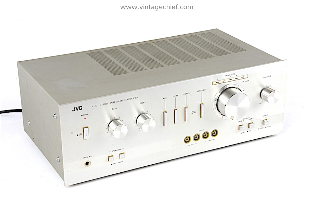 JVC A-S7 Amplifier | 2 x 50 Watt | Vintage | Phono | Stereo