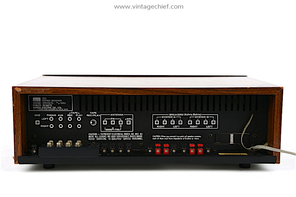 Sansui 331 Receiver | Stereo | Vintage | Phono