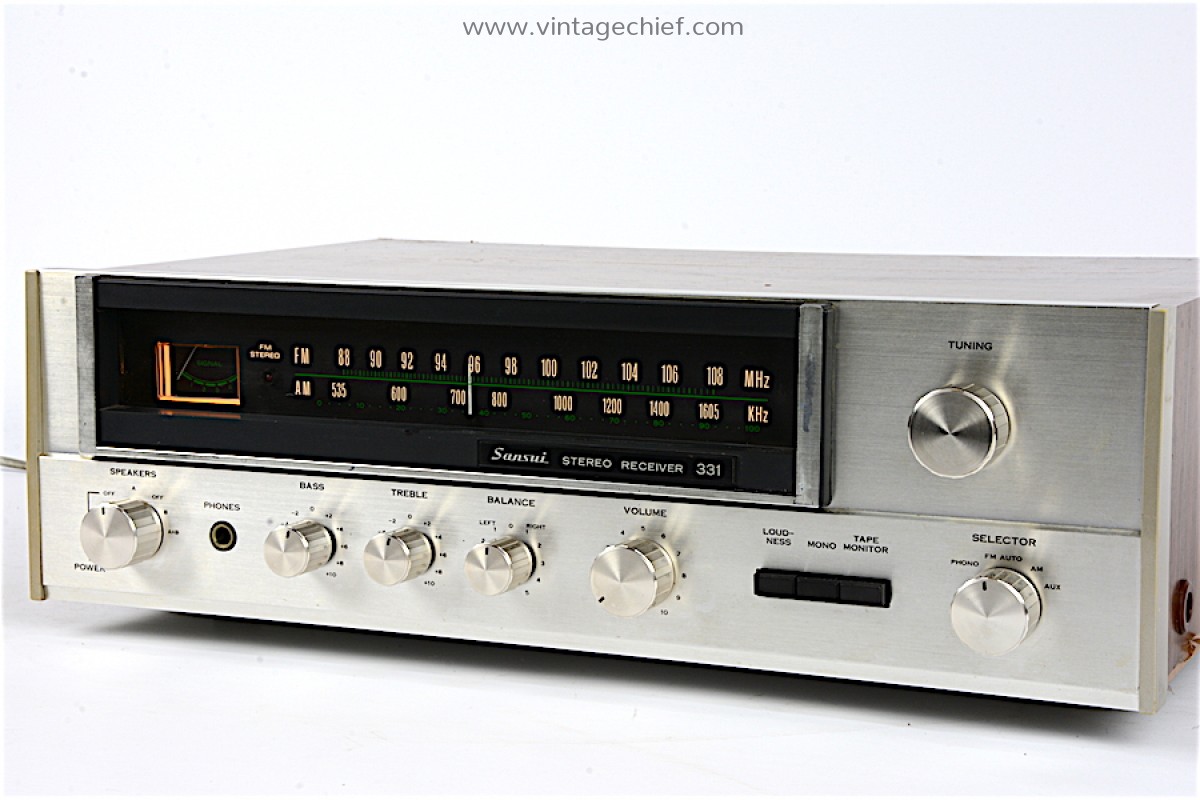 Sansui 331 Receiver | Stereo | Vintage | Phono